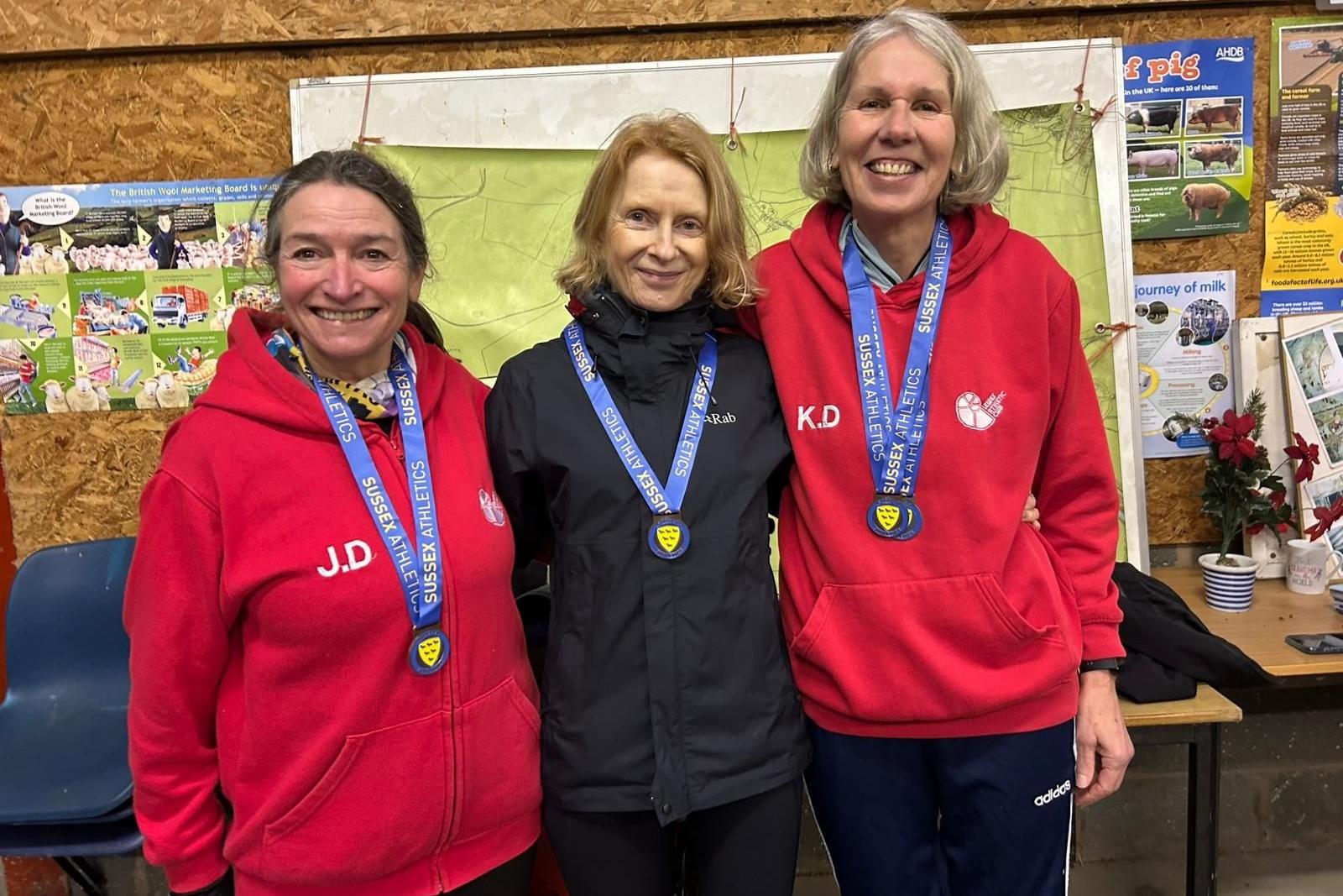 Medal haul is reward for Lewes AC veterans at Sussex Masters