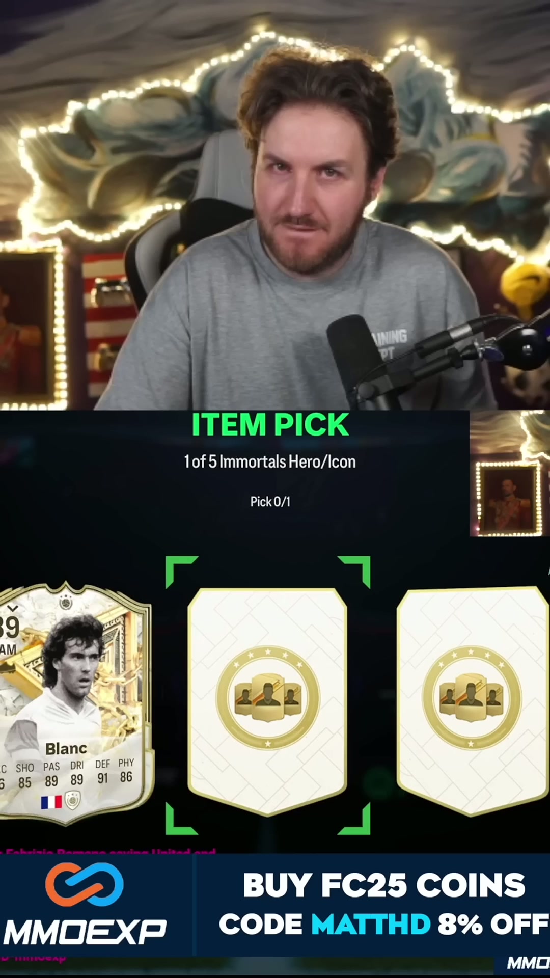 Immortal icon player picks!