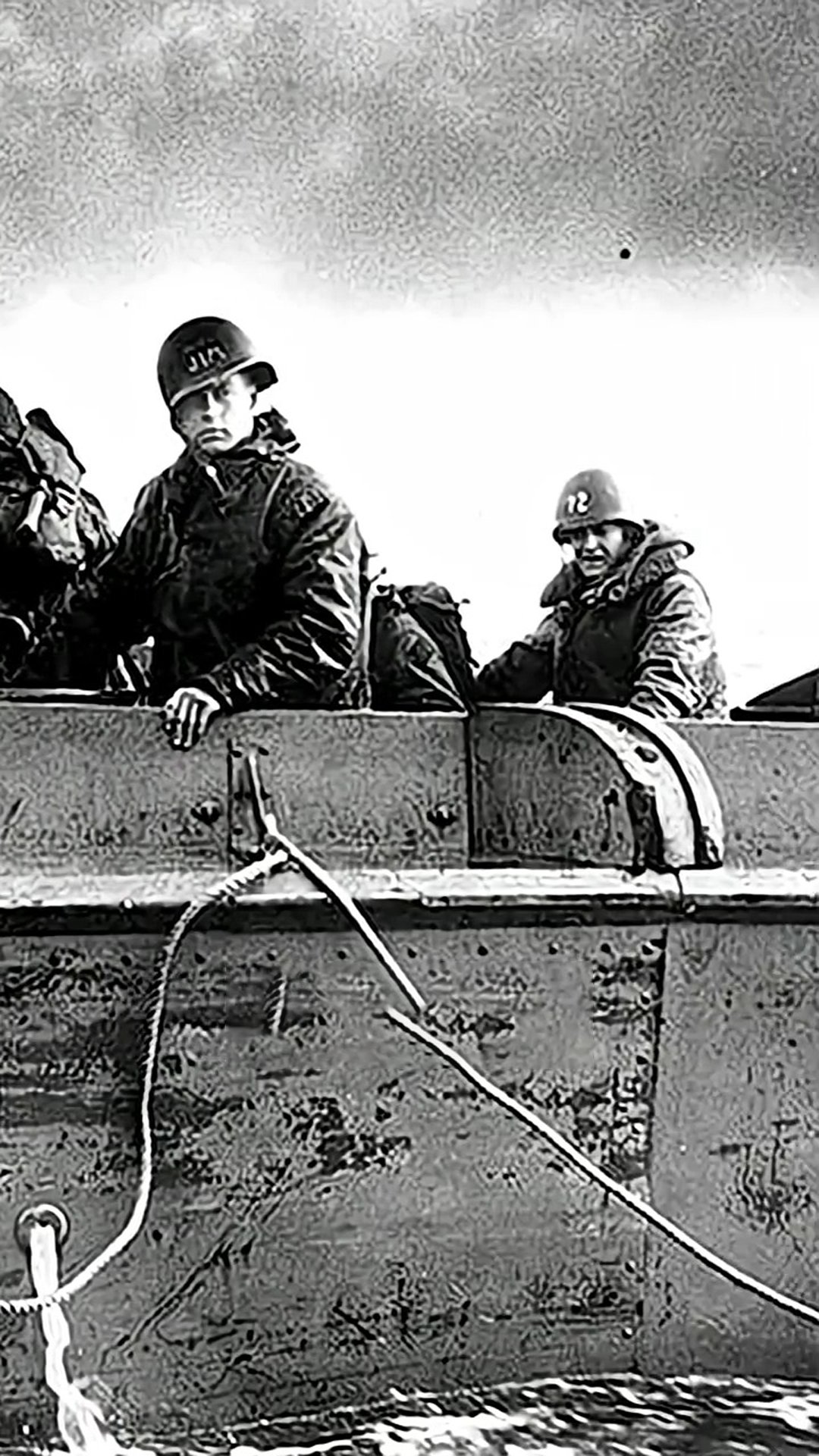 Ramp dropped, machine guns open fire