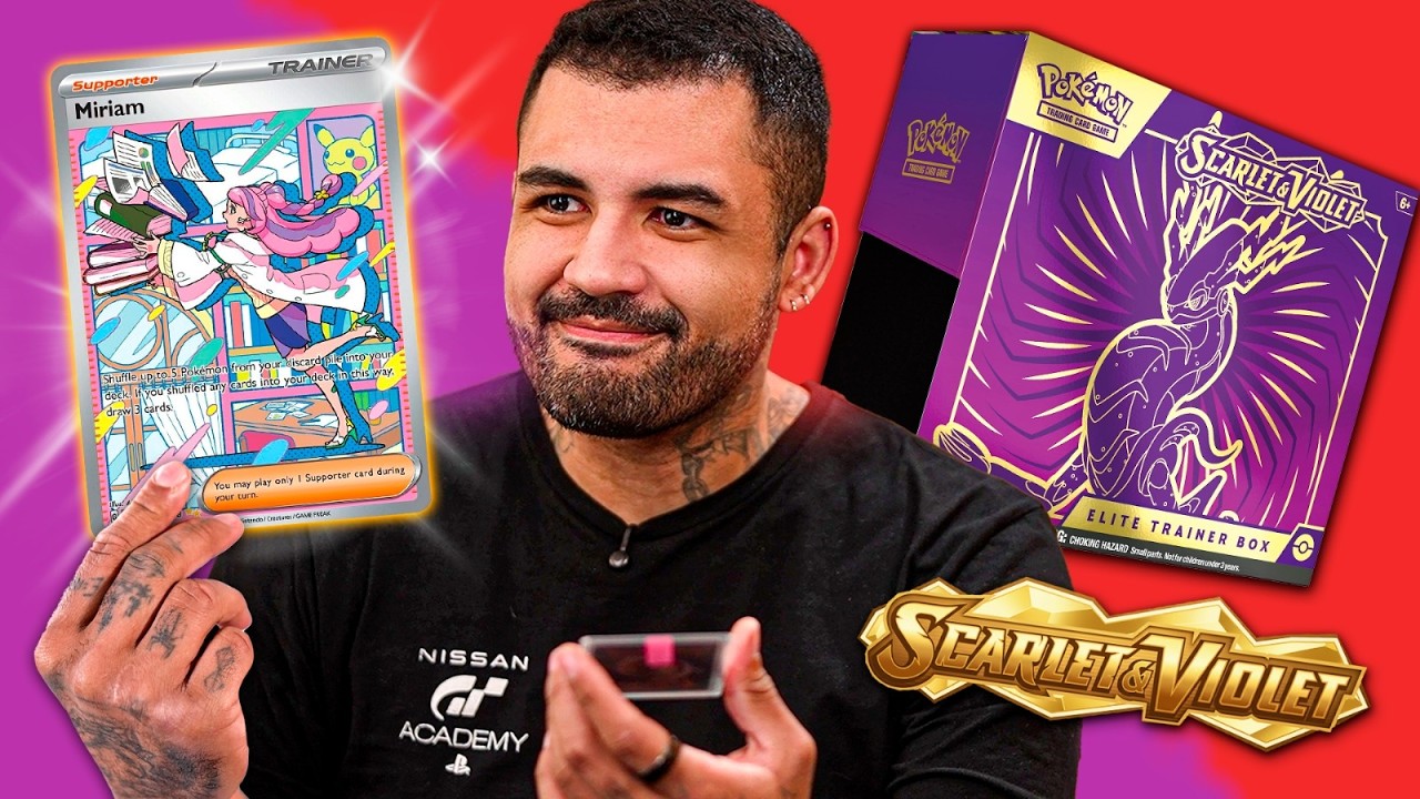 A busca pela Miriam: unboxing épico do Pokémon Scarlet & Violet ETB!