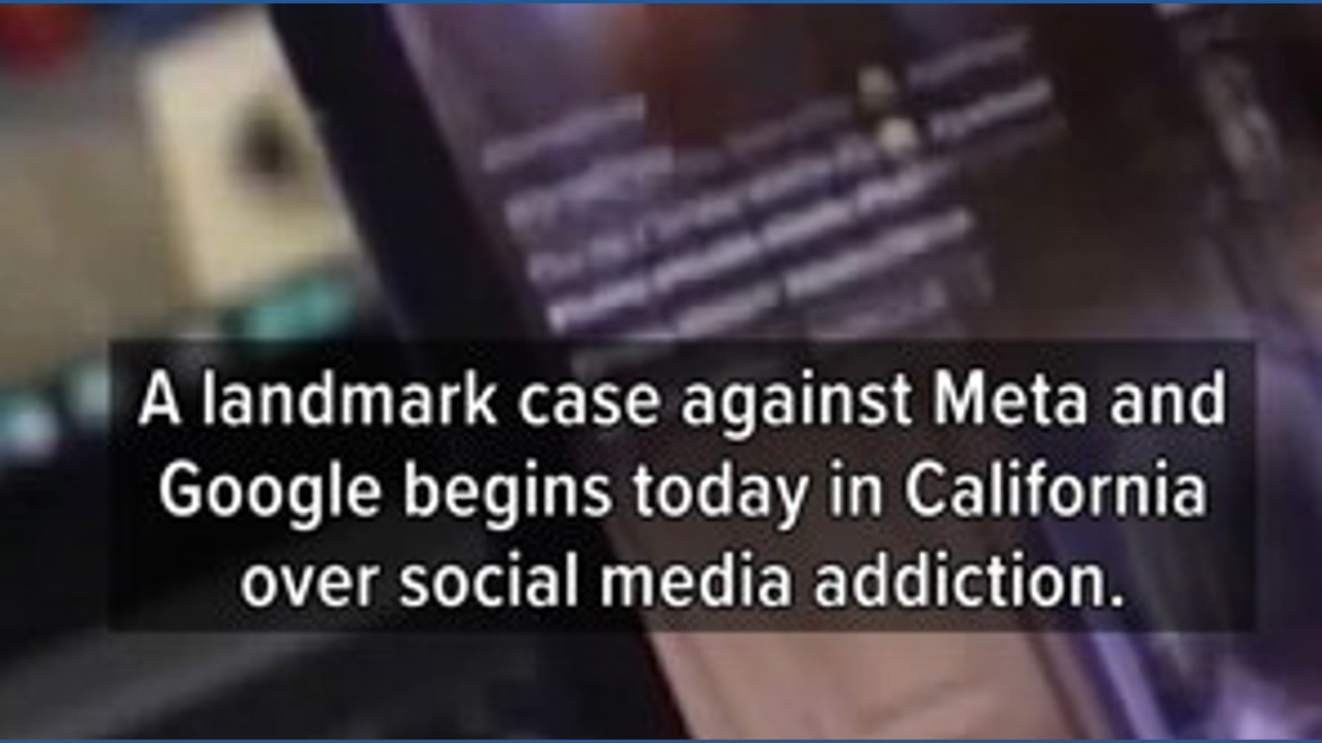 Social media addiction trial begins today