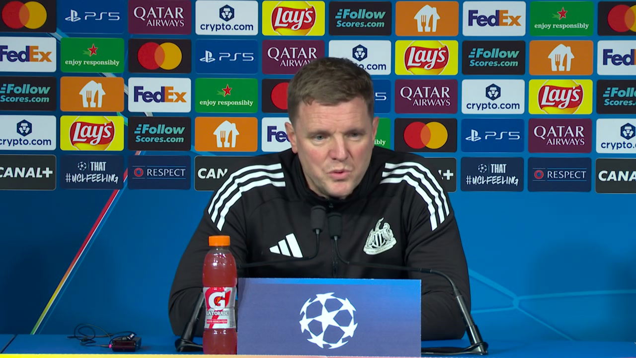 Newcastle’s Eddie Howe and Anthony Gordon preview UCL clash with PSG