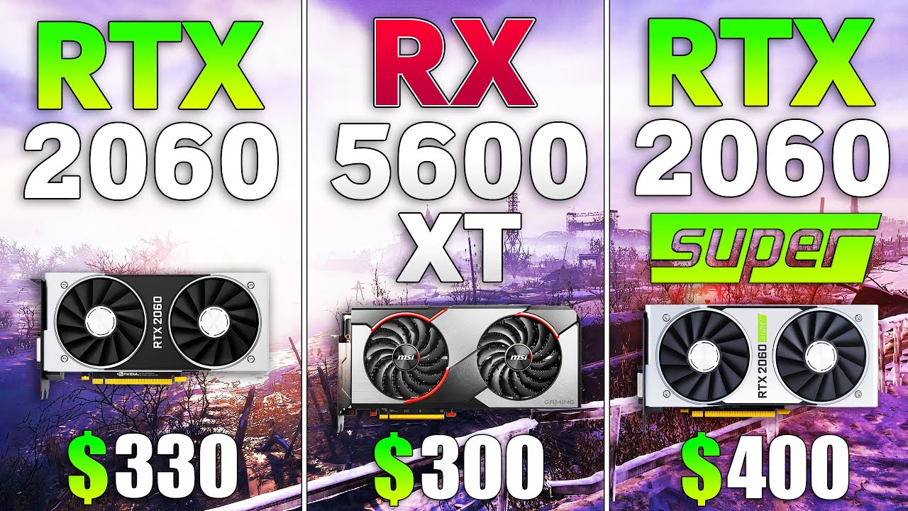 RTX 2060 vs RX 5600 XT vs RTX 2060 SUPER test in 9 games