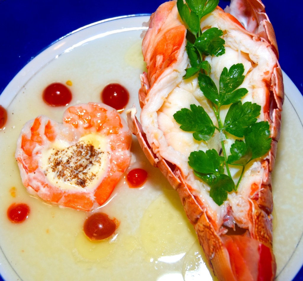 Keep it saucy! Decadently romantic caviar and lobster