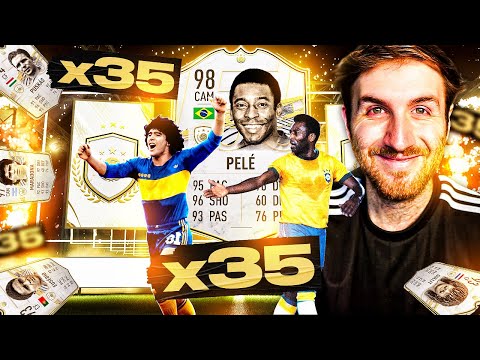 What do you get from 35 guaranteed prime icon upgrade packs?