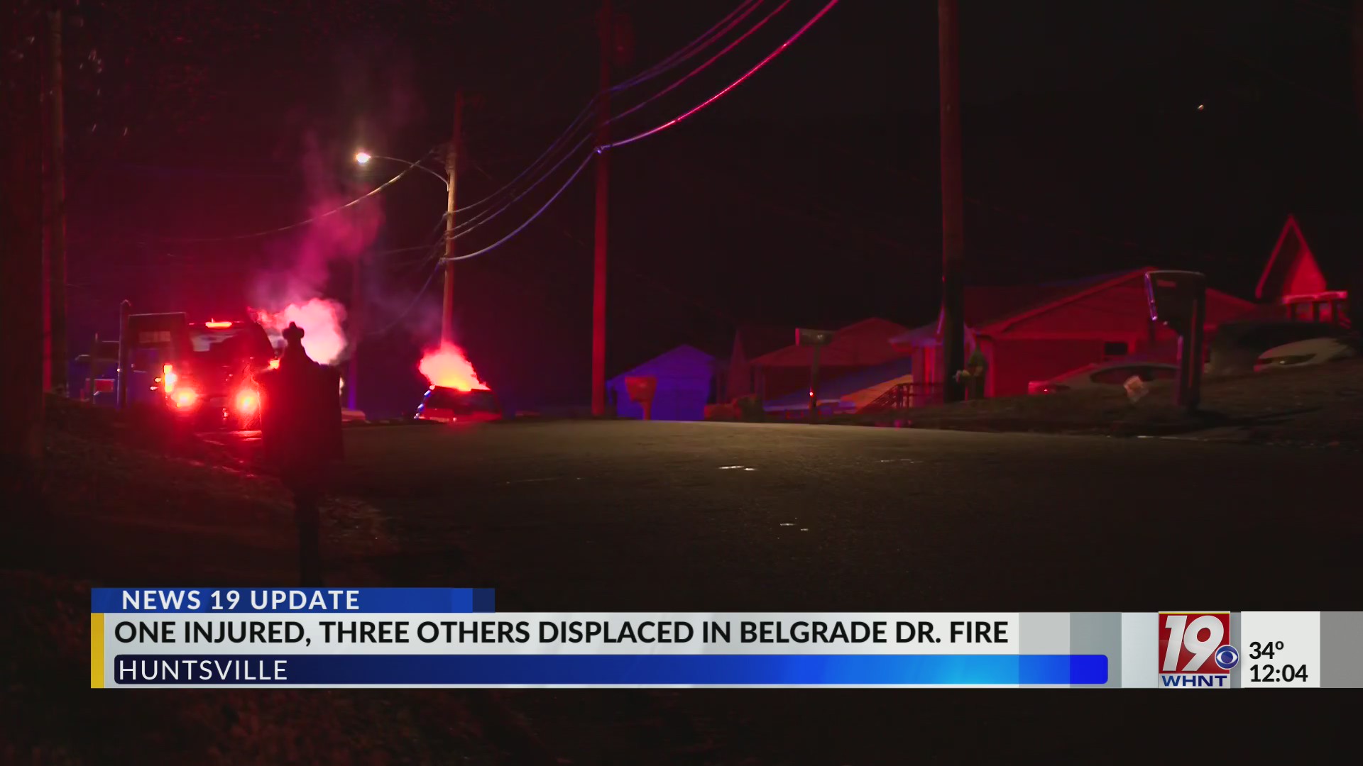 One hospitalized, four displaced after early morning house fire on ...