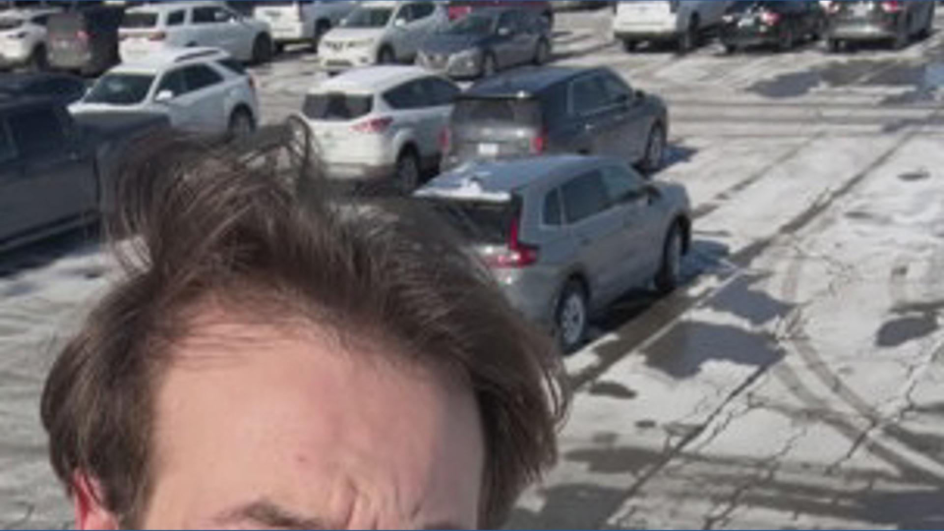 Dixie Highway snow mound