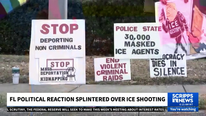 Florida politicians divided on ICE shooting aftermath