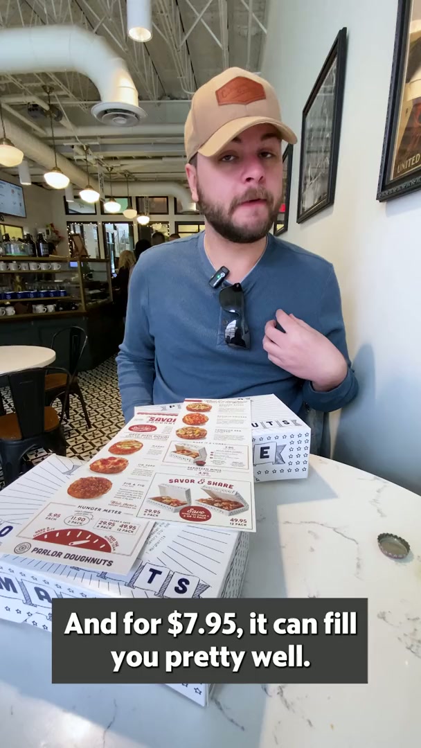 Where can you get a doughnut topped like a pizza?