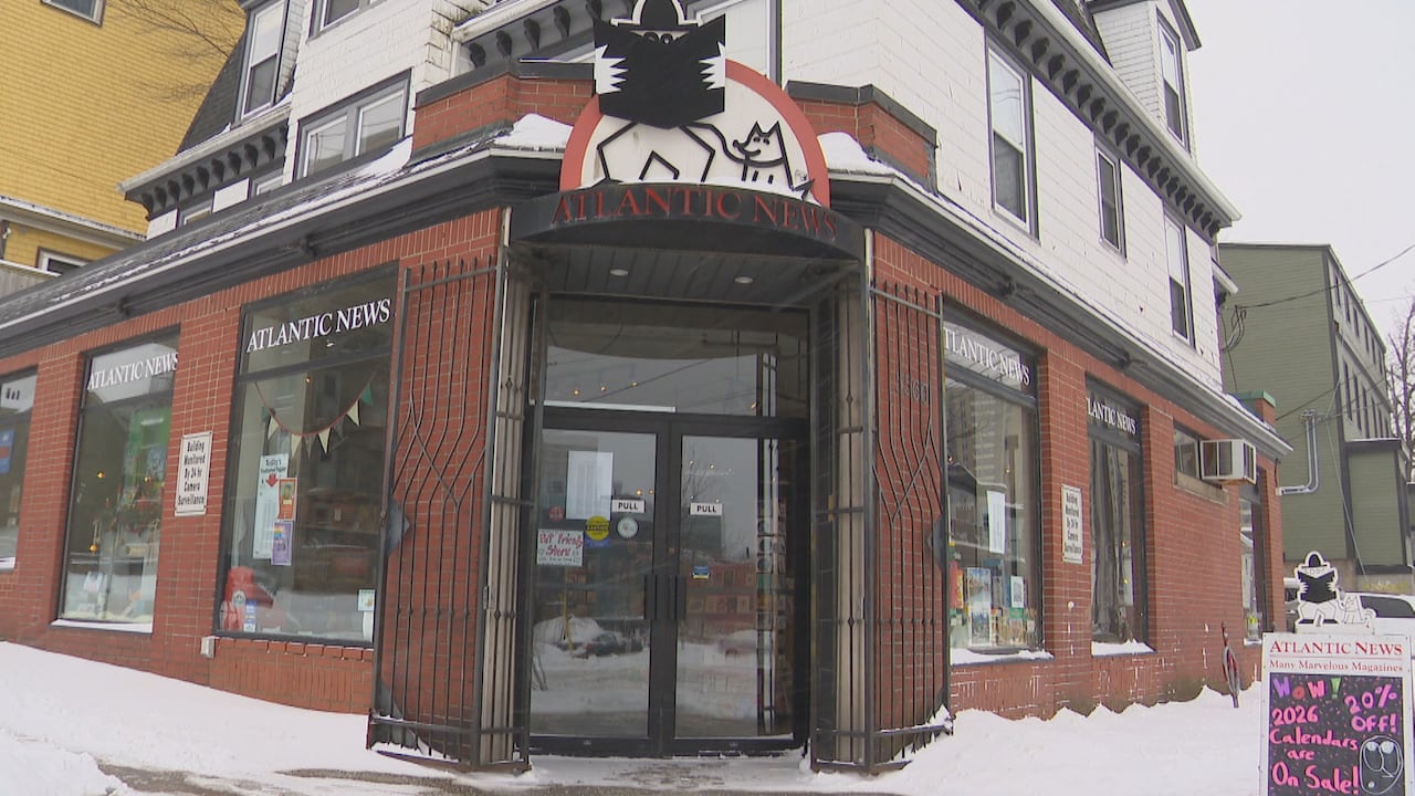 Halifax newsstand using Mark Carney's speech to start conversations