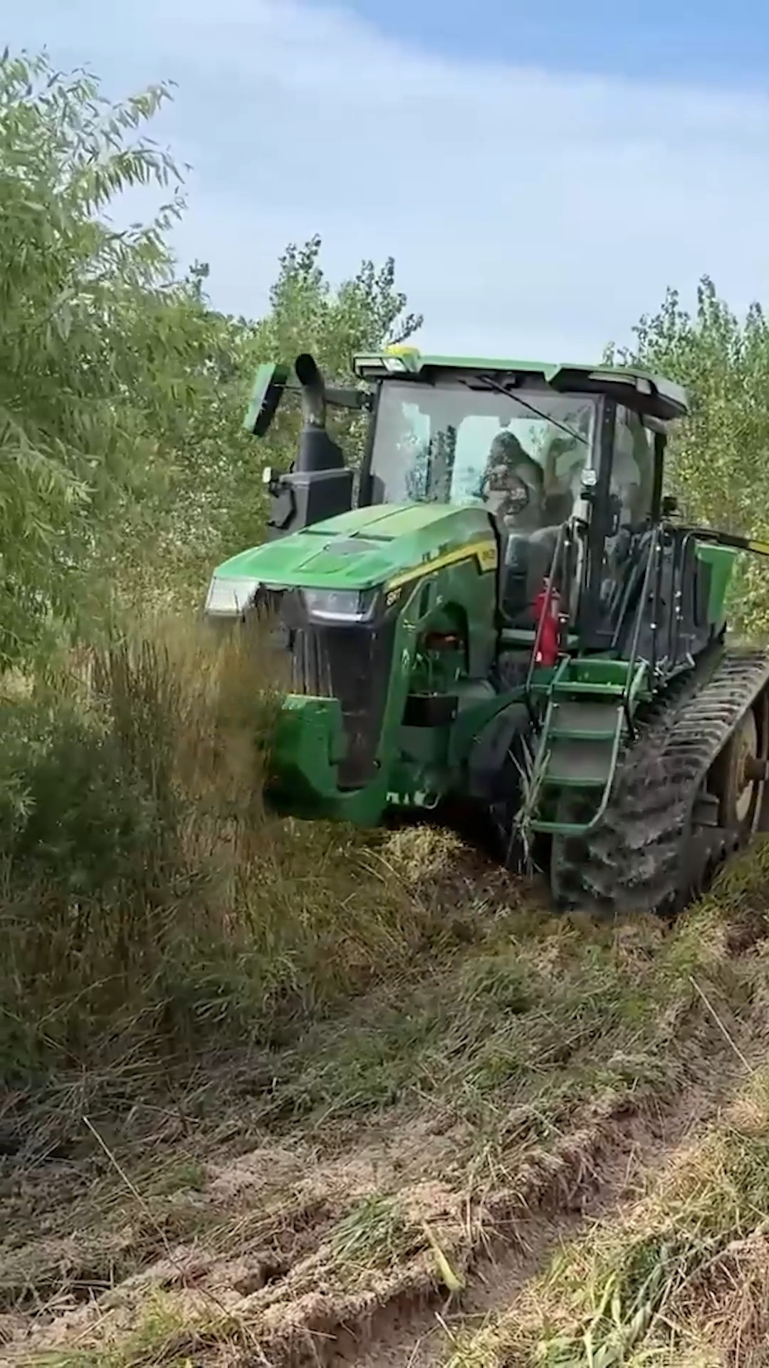 Total destruction with my tractor