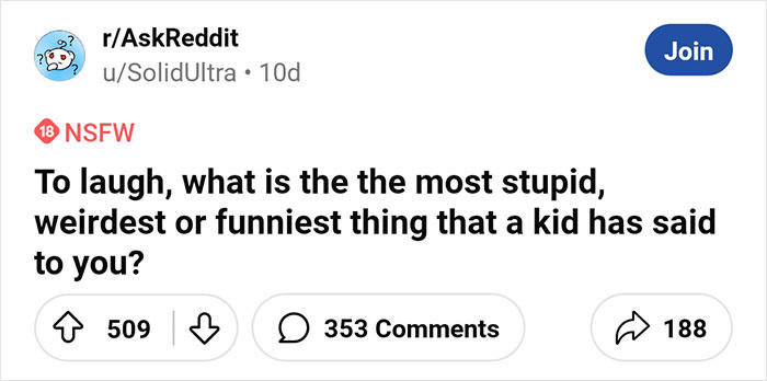 49 times kids had brainfart moments that were too funny not to share