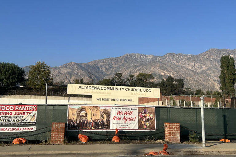 In fire-scarred Altadena, displaced congregations remain 'in the ...