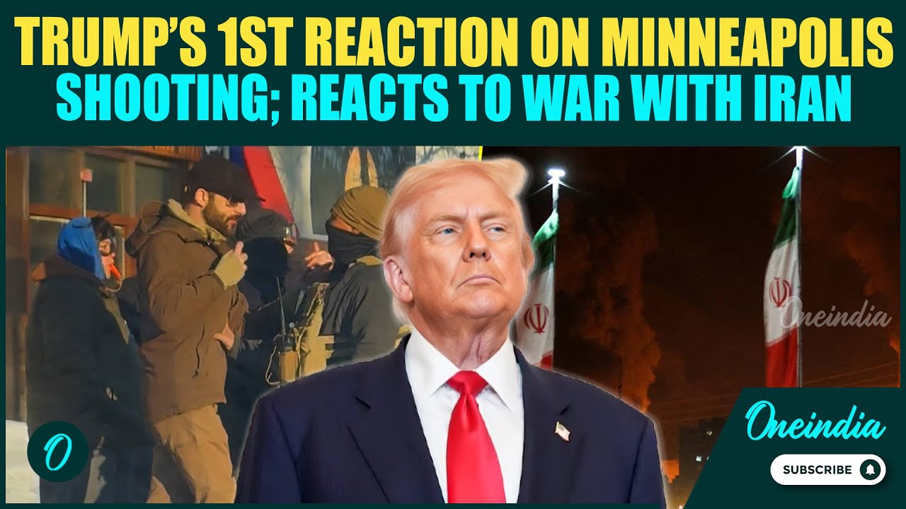 Full video: Trump’s shocking US vs. Iran nuclear war threat- blasts ‘very sad’ Minneapolis shooting