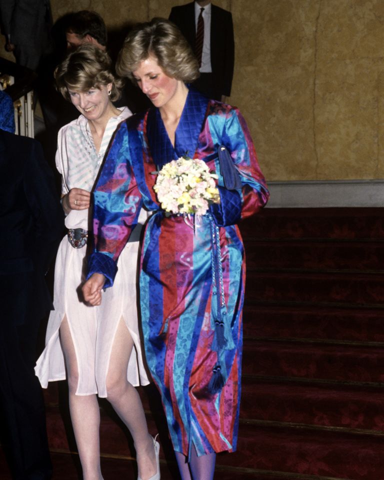 How Princess Diana aced London Fashion Week with bright, bold outfits ...