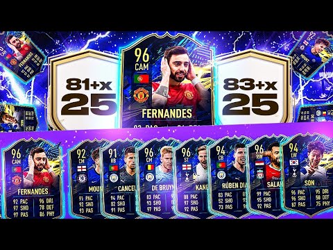 What do you get from a guaranteed 83+ x 25 Premier League team of the ...
