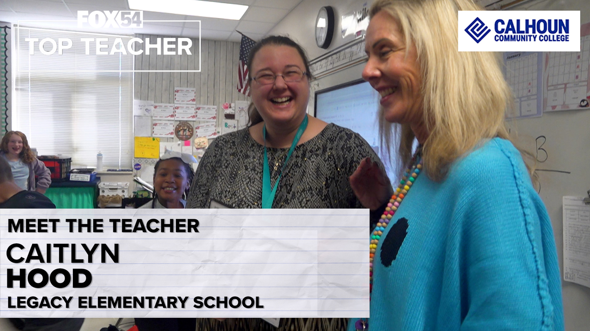 FOX54 top teacher: Caitlyn Hood from Legacy Elementary School