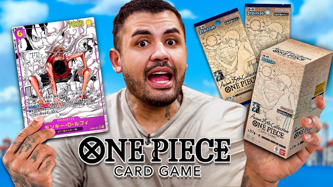 Caça à carta rara! Abrindo a Anime 25th Collection do One Piece TCG ...