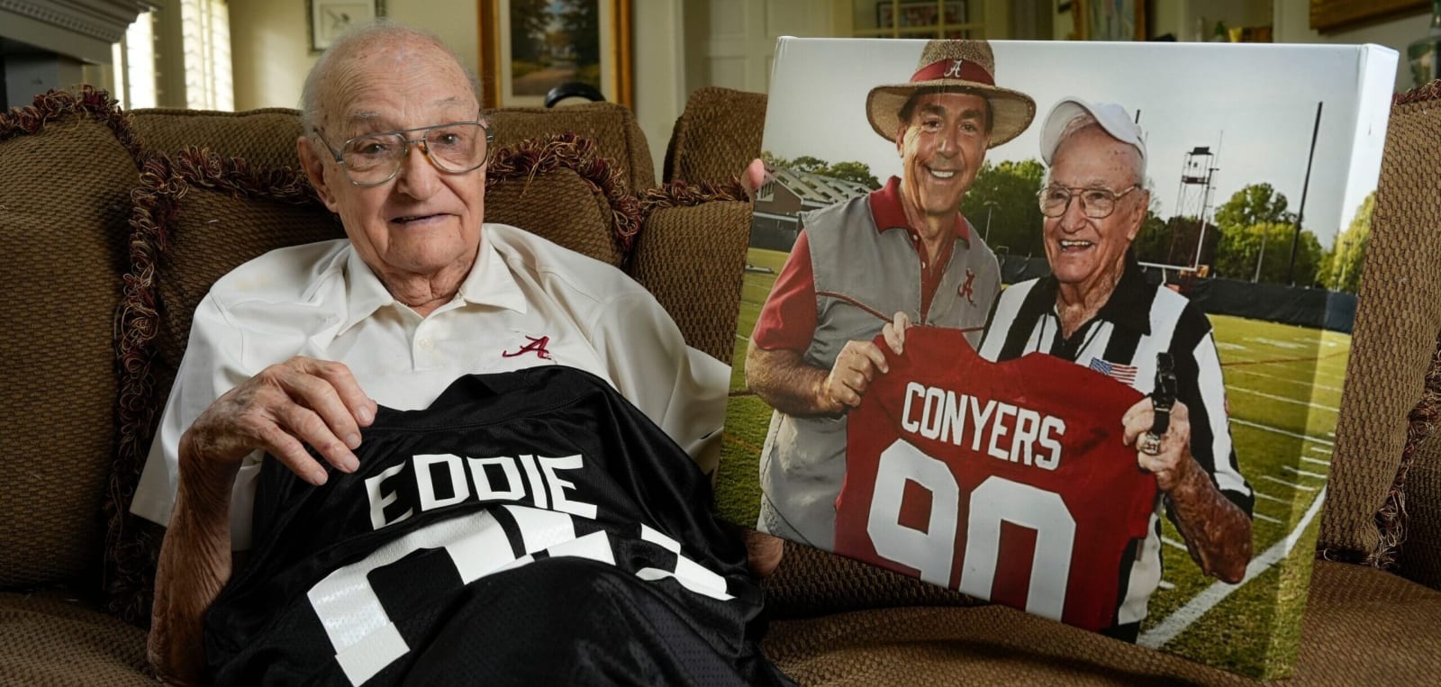 Beloved Alabama practice referee Eddie Conyers passes away at 97