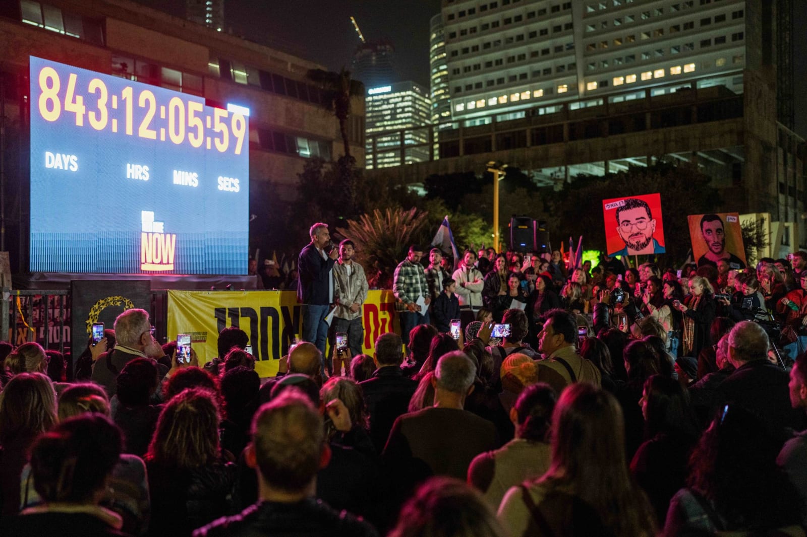Time stops at Tel Aviv's Hostage Square as final Gaza captive returns