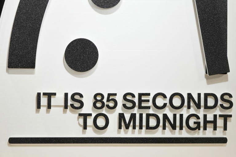 Doomsday Clock moves closer to midnight over threats from nuclear ...