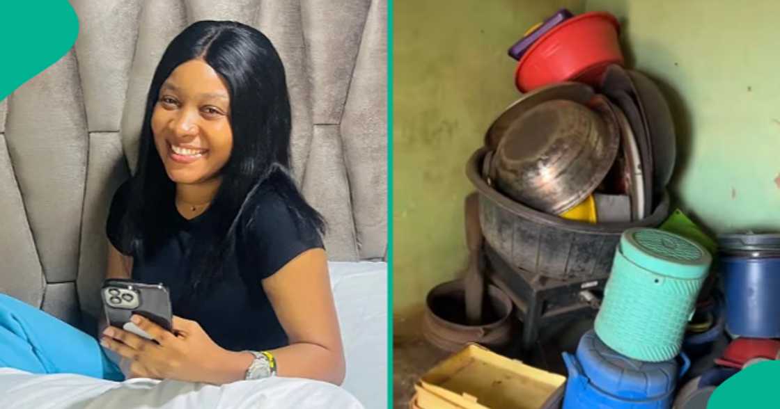 Lady displays items she found inside her late mother's room