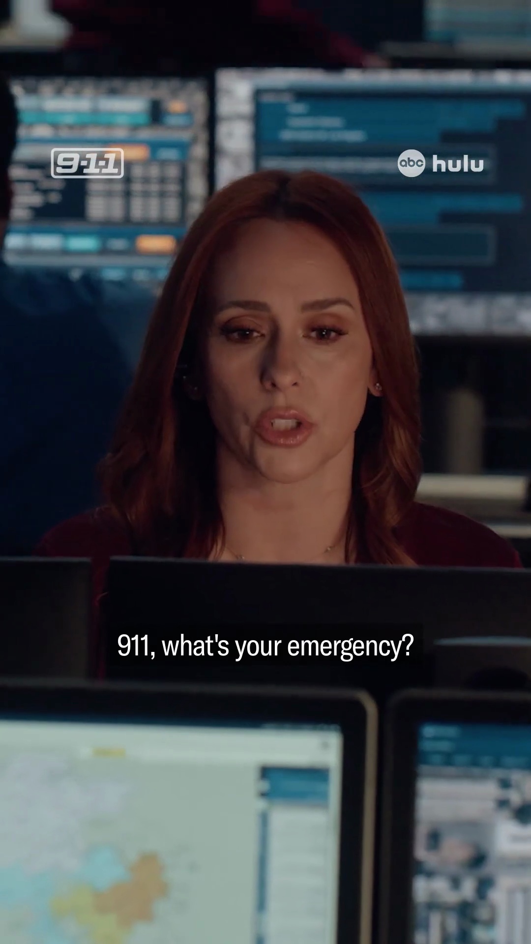 Home fire emergency on 9-1-1