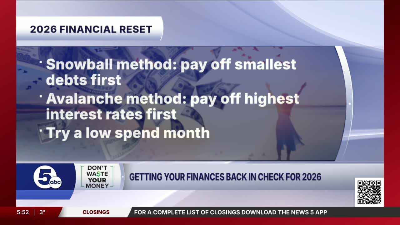 Getting your finances back in check for 2026