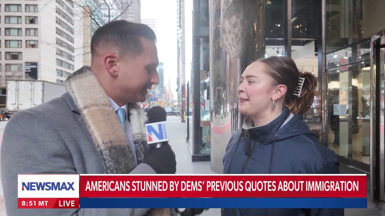 Newsmax takes to the streets to expose Dems’ former border stance