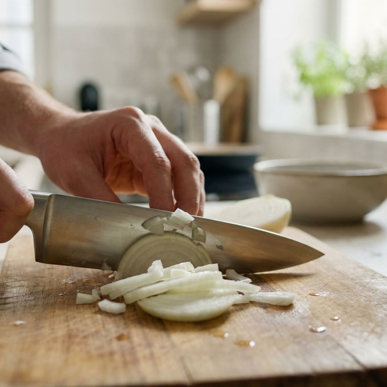 Vous pleurez encore en coupant des oignons ? Ce petit accessoire du ...