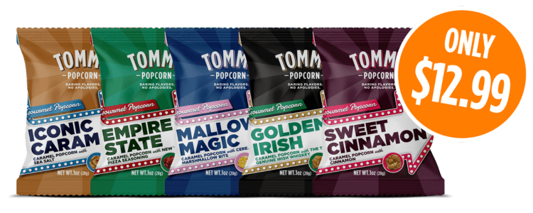 Tommy Popcorn is the snack for dreamers like you