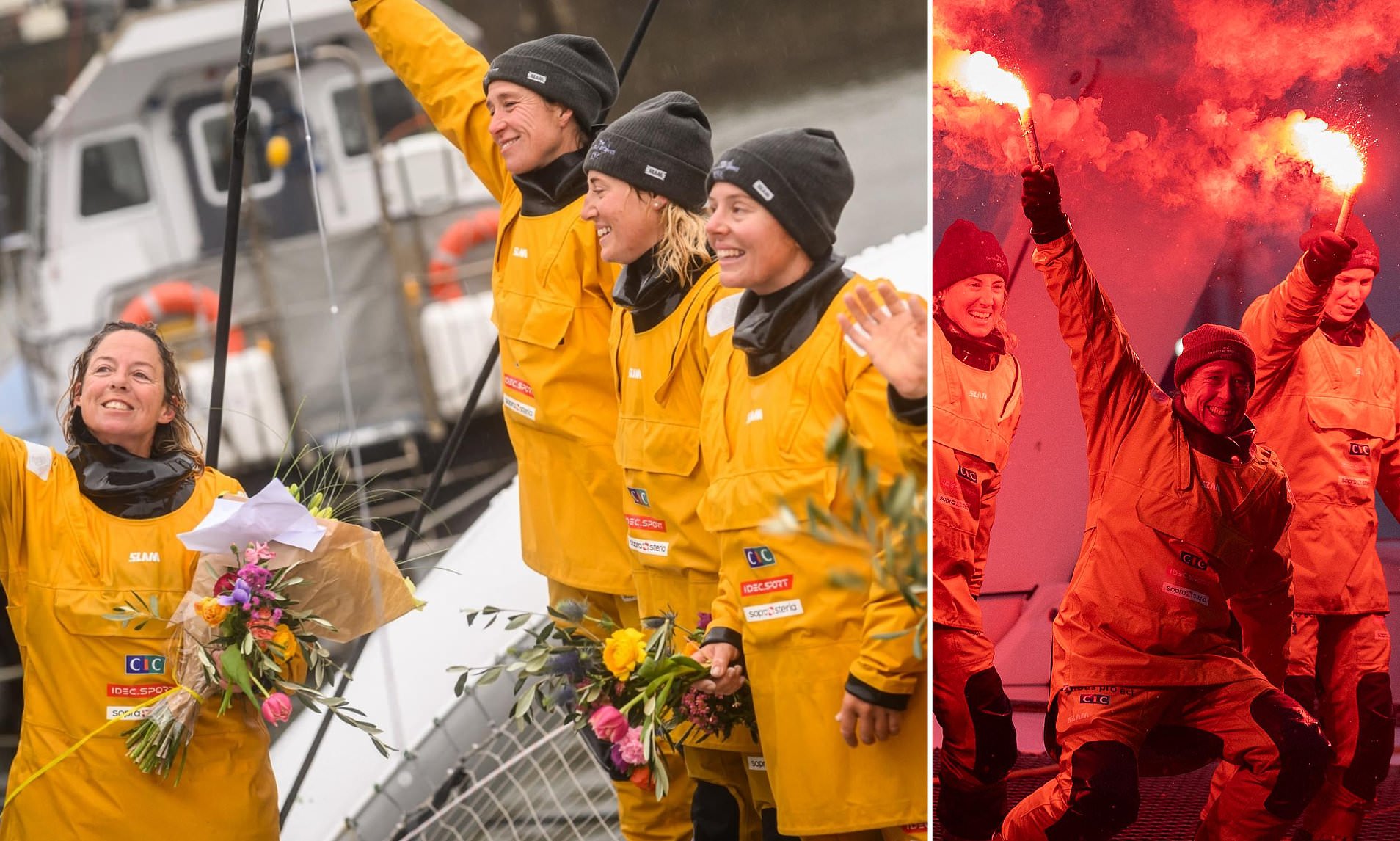 First all-female crew sail non-stop around the world after 57 days, 21 ...