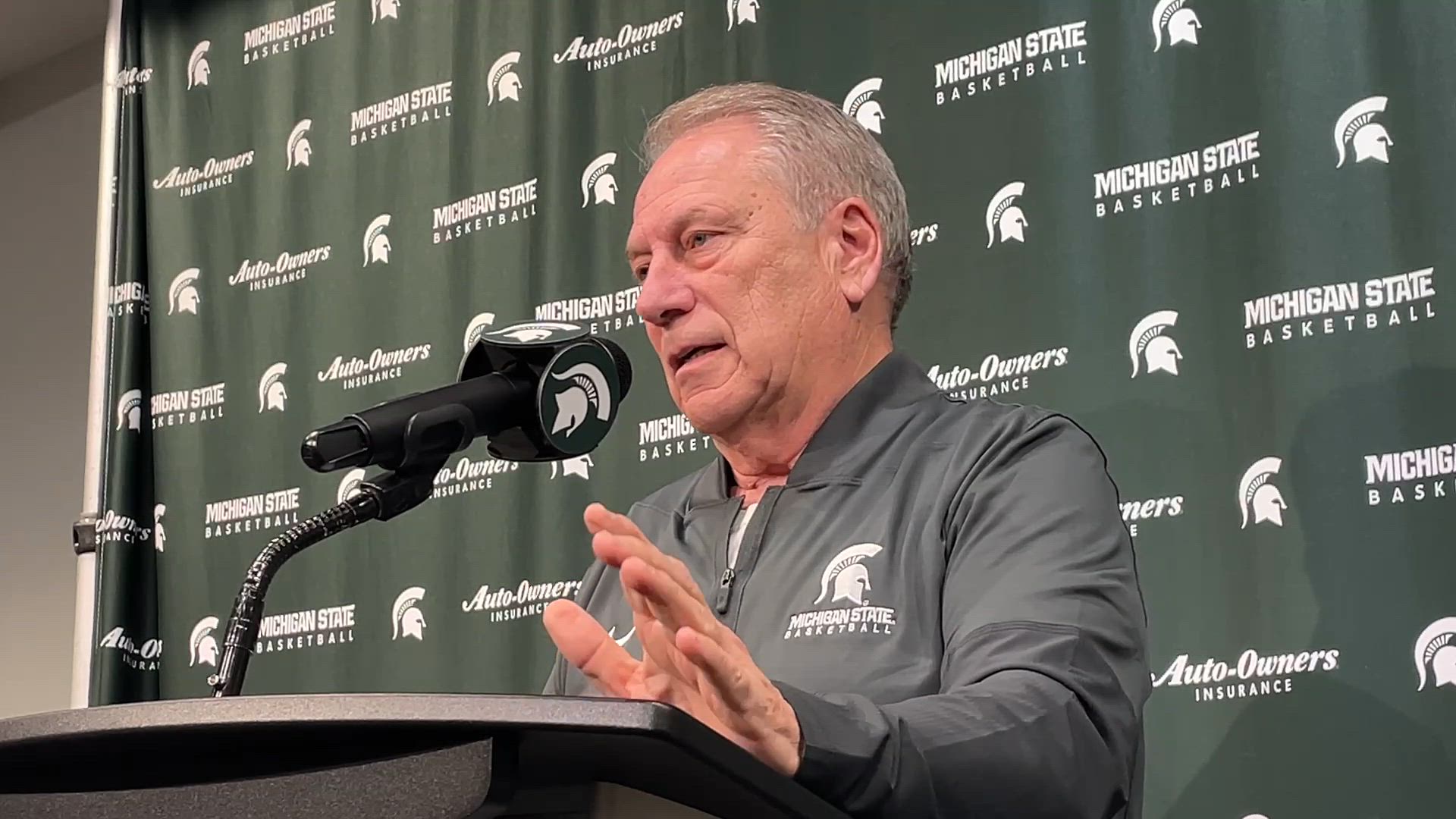 Michigan State Head Men's Baketbal Coach Tom Izzo on Establishing ...