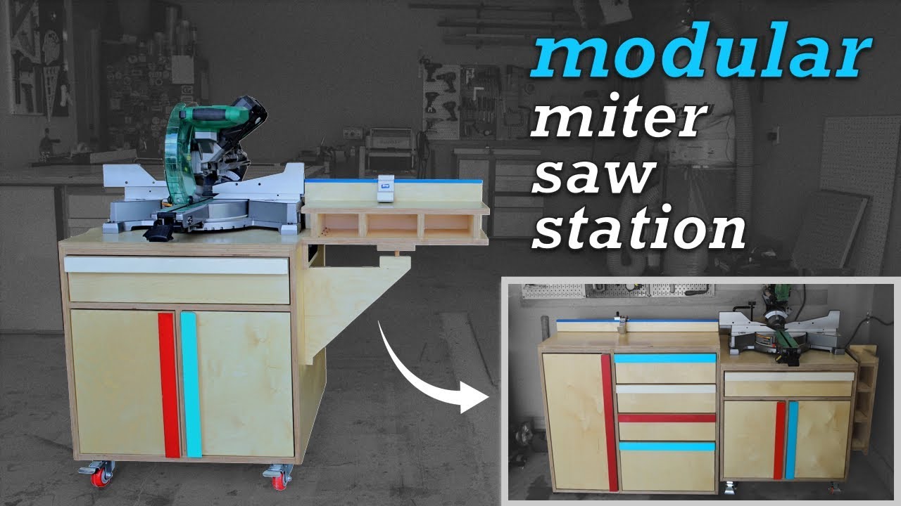 Create your own modular miter saw station!