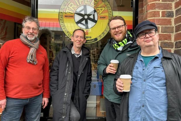 BBC Radio 6 Music hosts make special visit to island record shop