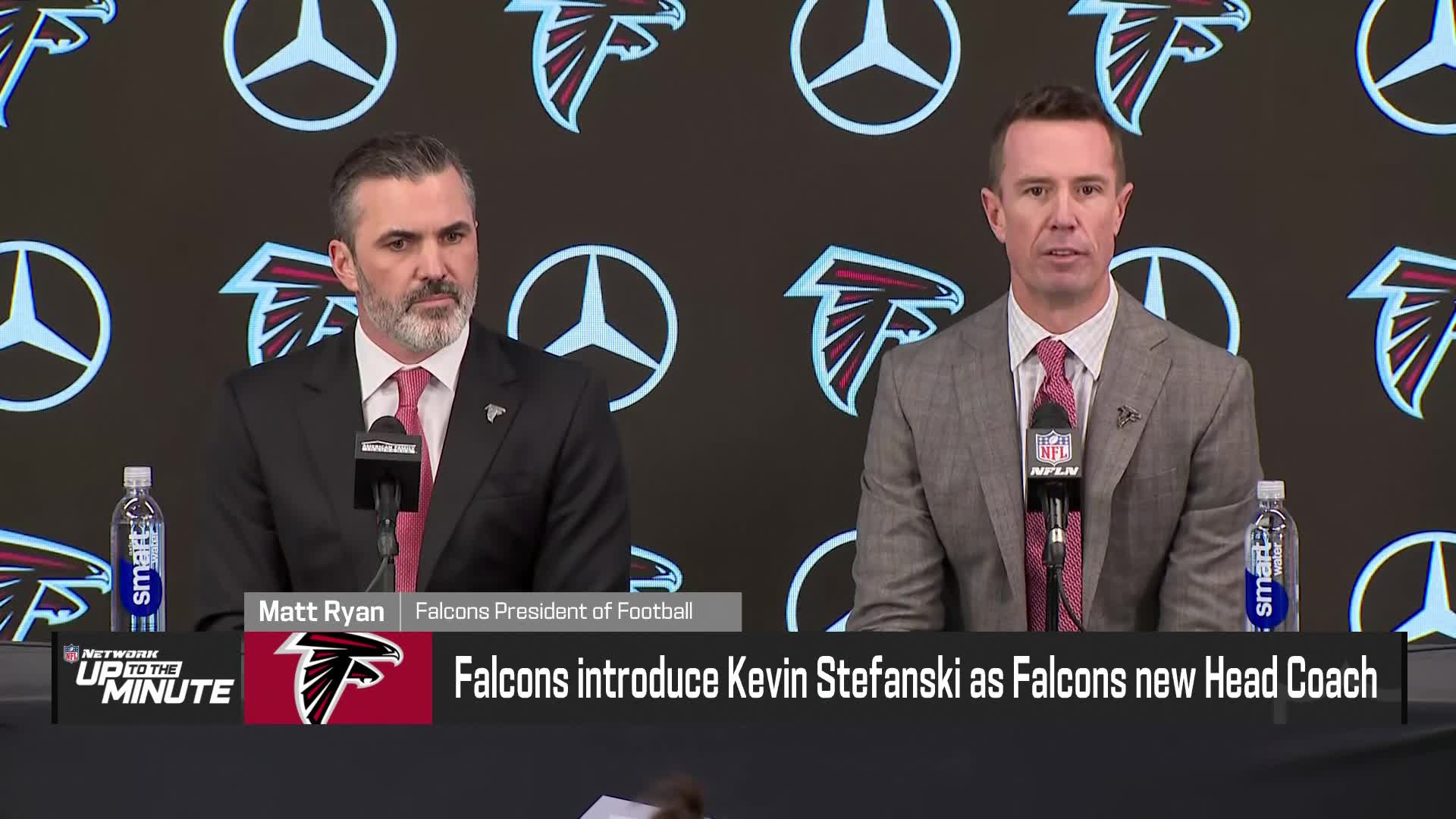 Kevin Stefanski's introductory press conference as Falcons' new head coach