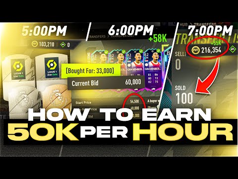 How to make 50,000 coins per hour in FIFA 22