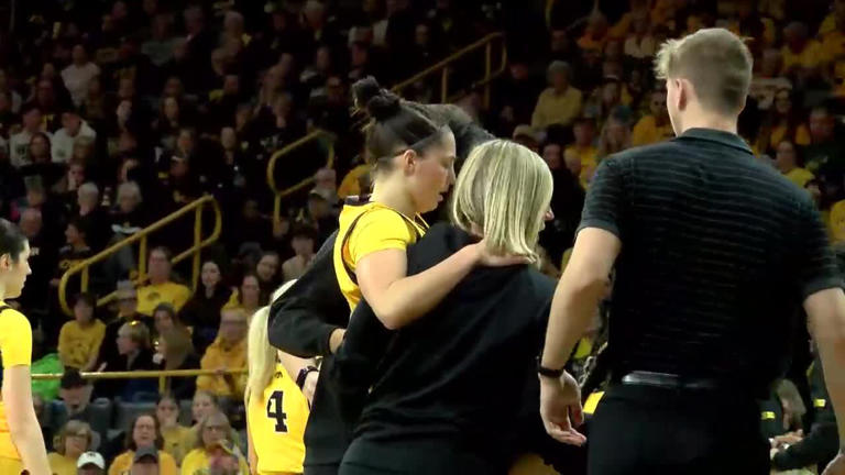 Iowa senior Taylor McCabe out for the season after an ACL injury