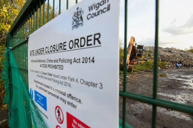 Enormous illegal Greater Manchester waste dump dubbed one of worst in ...