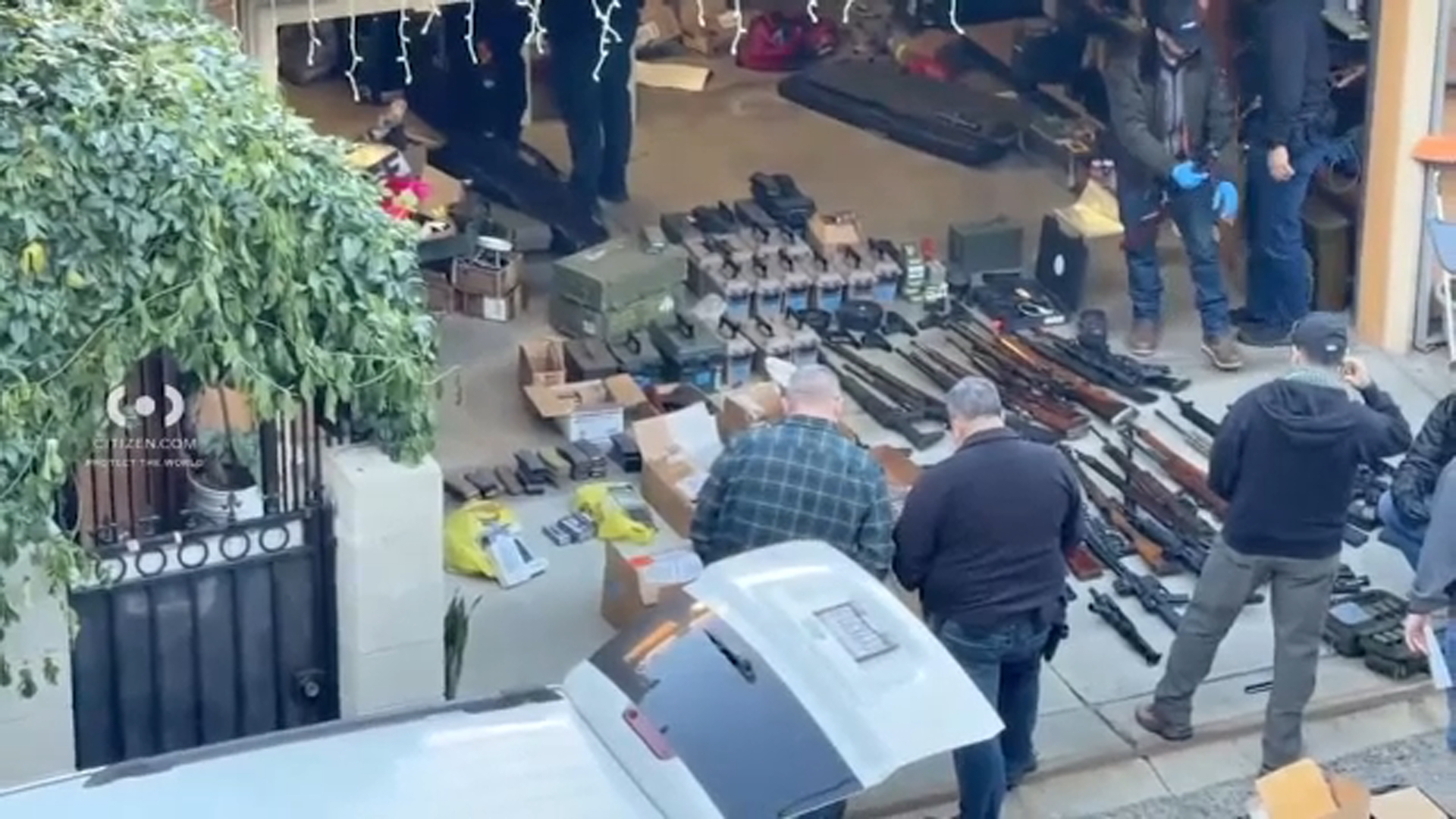 Weapons seized from Lincoln Heights home during early morning search