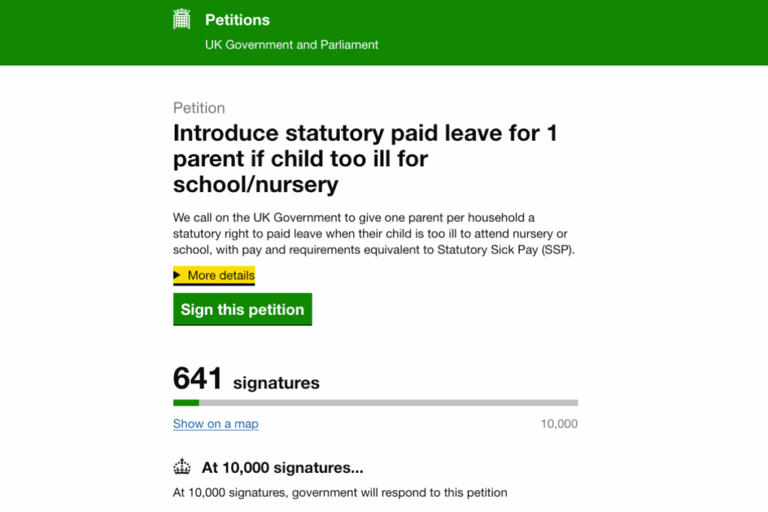 This new petition could stop parents losing money every time their ...