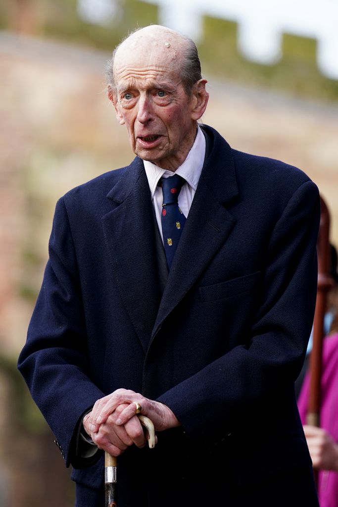 Duke of Kent, 90, pictured during rare royal engagement