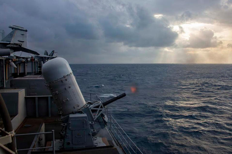 One of the largest US Navy supercarriers is now deployed in waters ...