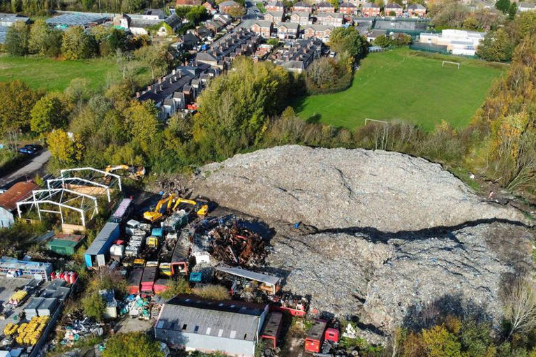 Enormous illegal Greater Manchester waste dump dubbed one of worst in ...