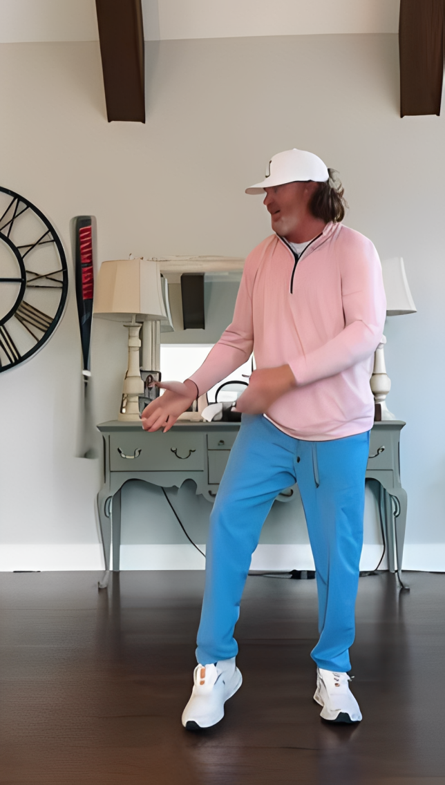 Extra rotation club and bat stunt