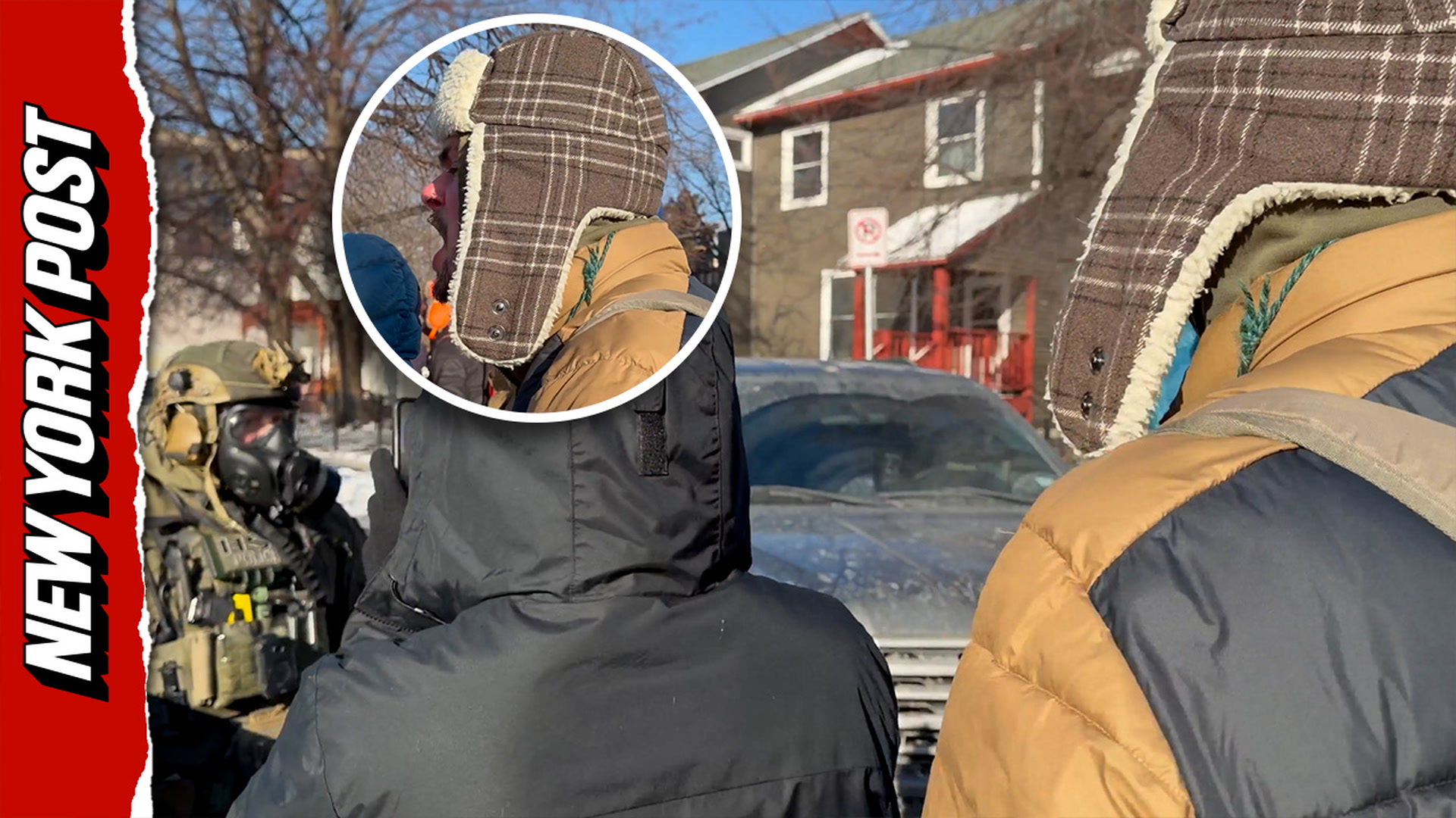 Protester dares federal agents: 'Shoot me!'
