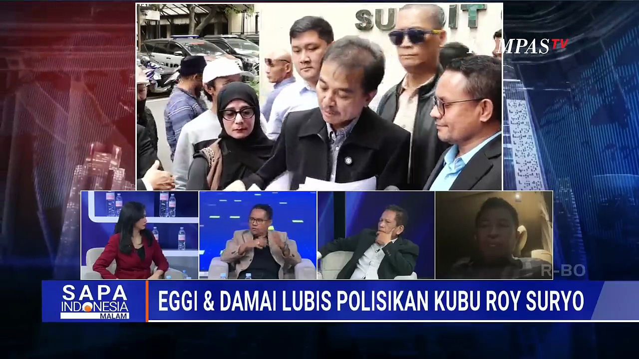 Geger! Debat panas Damai Lubis dan pengacara Roy Suryo soal laporan ...