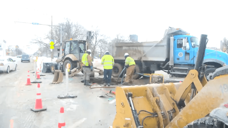 East Main St., North Union St. intersection reopened after water main break