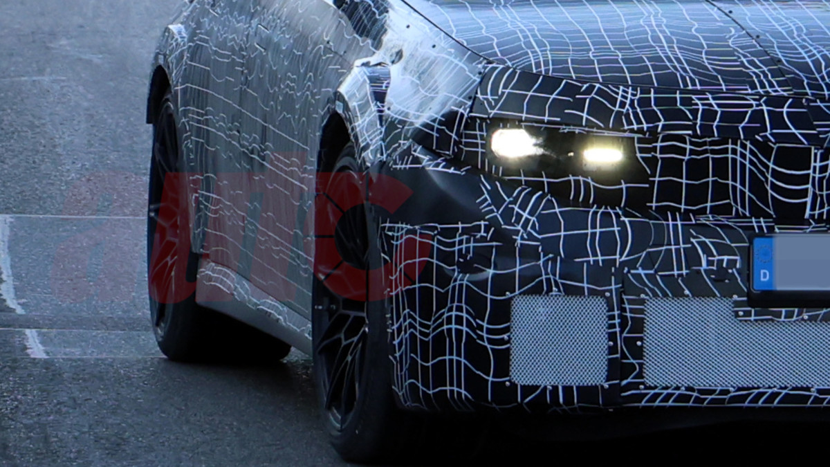 First-ever hybrid BMW M3 spied with massive new fenders