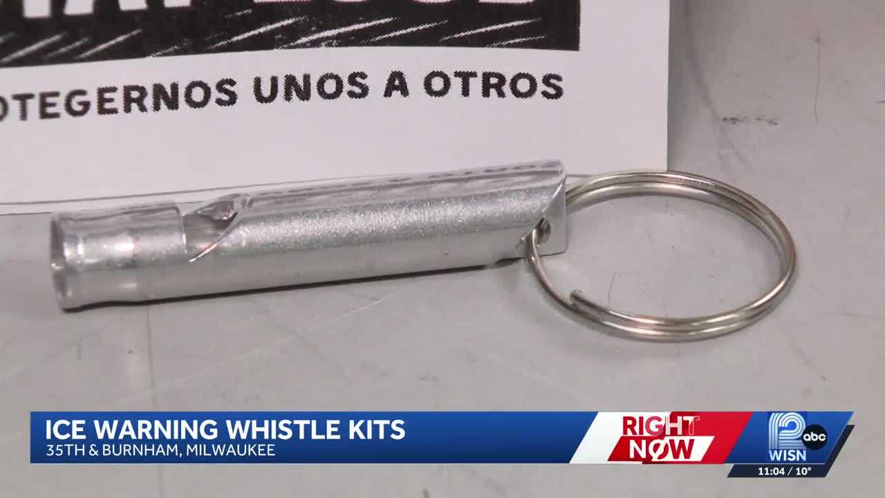 Milwaukee man distributes whistles to prepare for potential ICE operations
